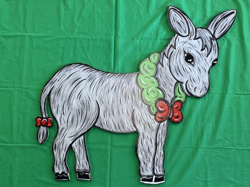 Nativity Donkey DIY Blank | Christmas Yard Art Cutout – Yard Art Decor ...