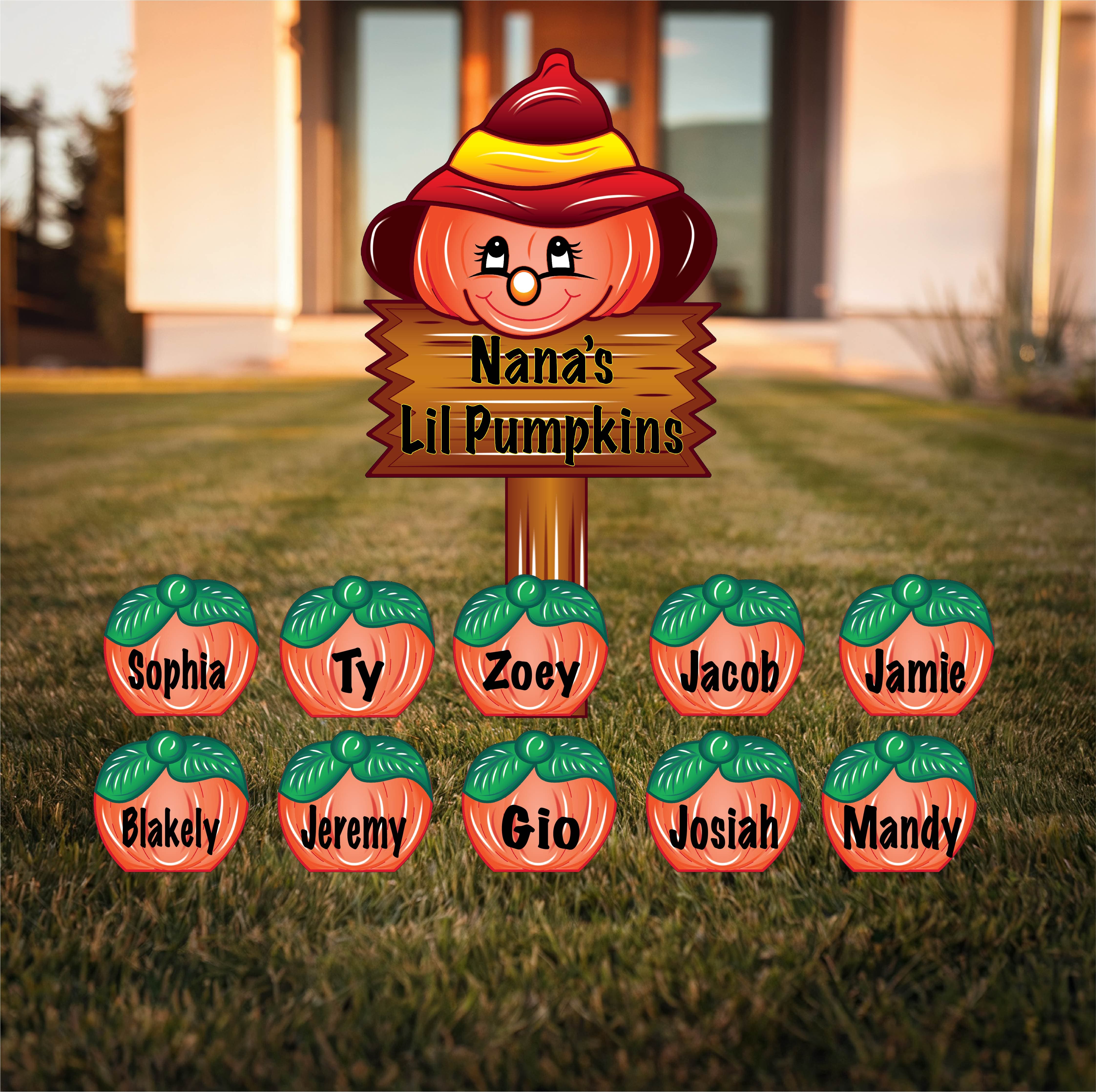 Fall Yard Signs | Handcrafted Autumn Decor from Indiana – Yard Art ...