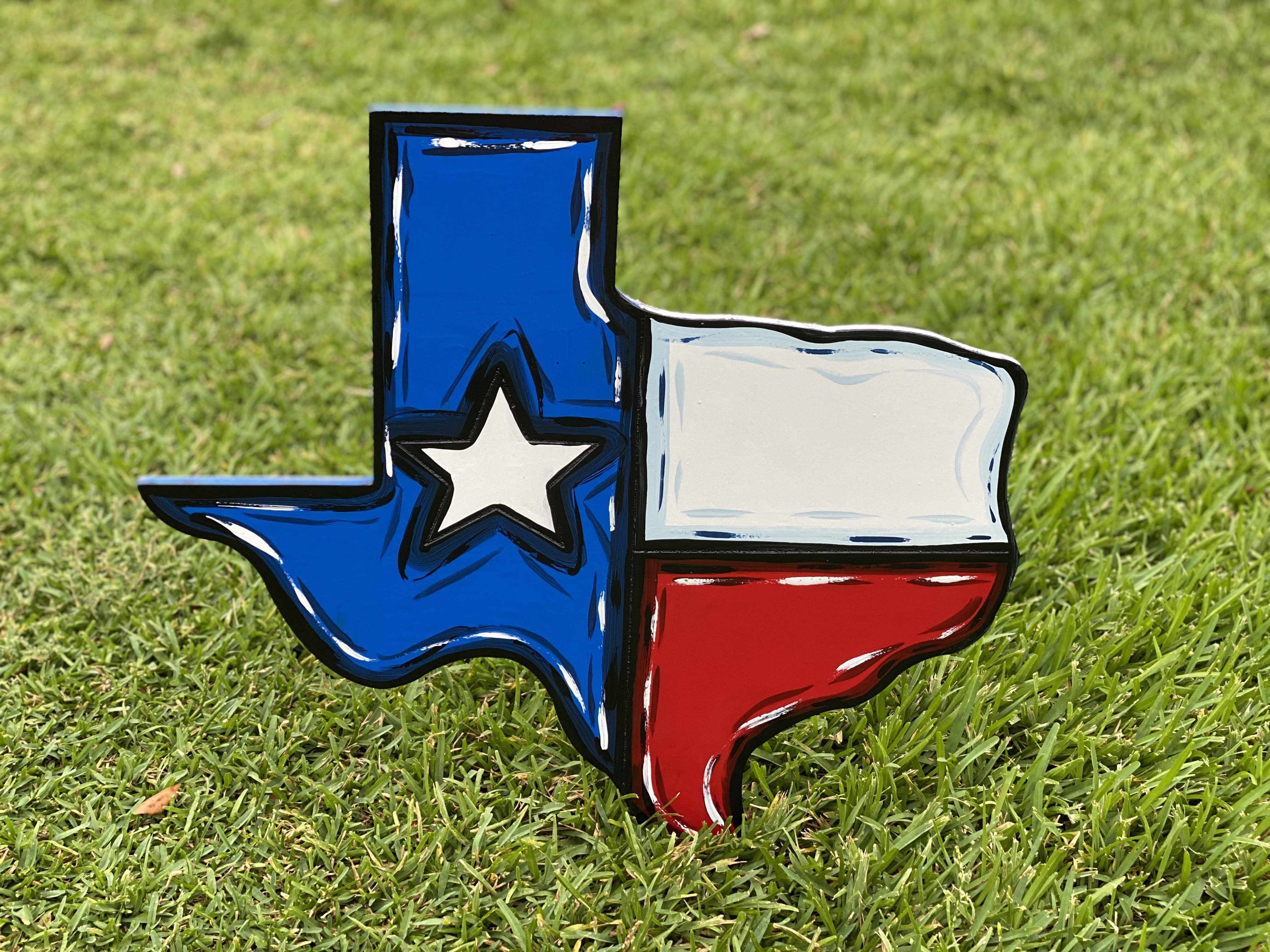 Texas Yard Sign Blanks – Custom DIY Decor – Yard Art Decor and More