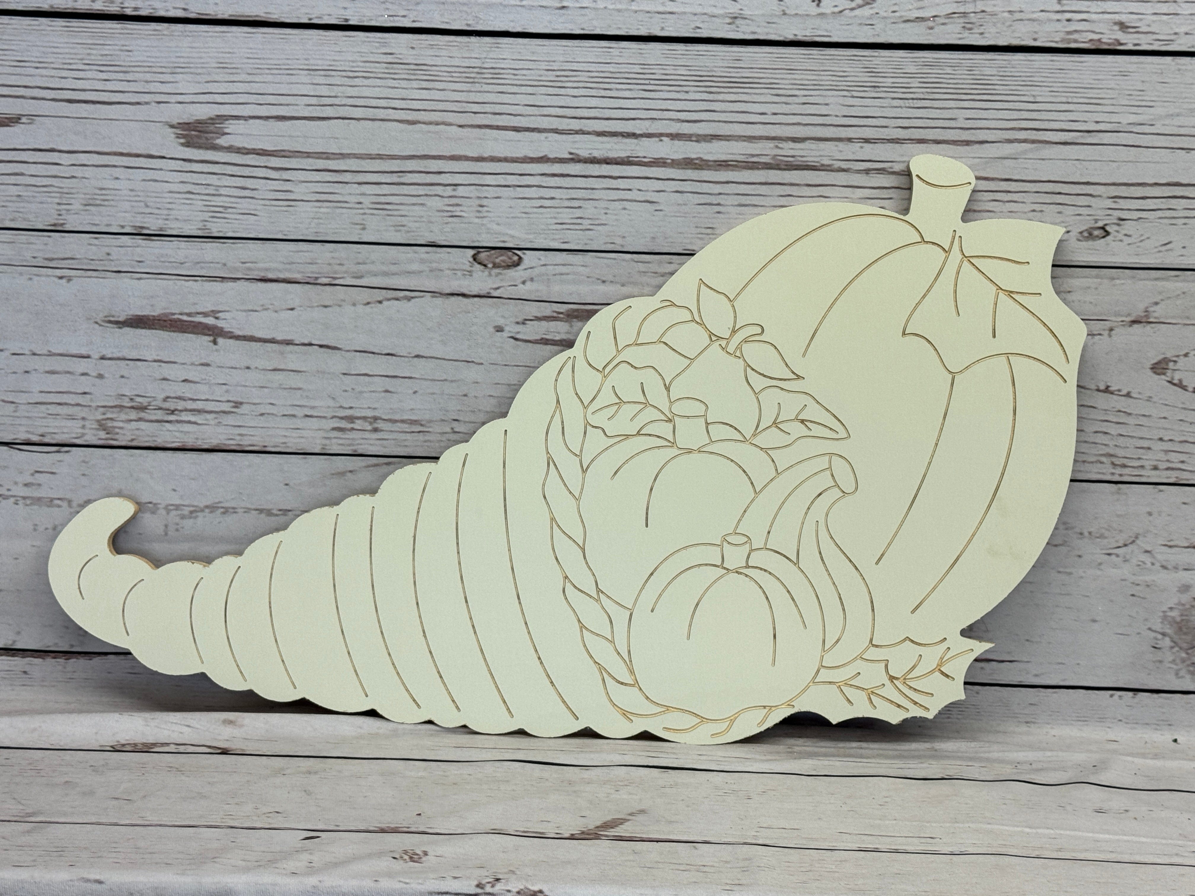 Thanksgiving Cornucopia DIY Blank Yard Art – Yard Art Decor and More LLC