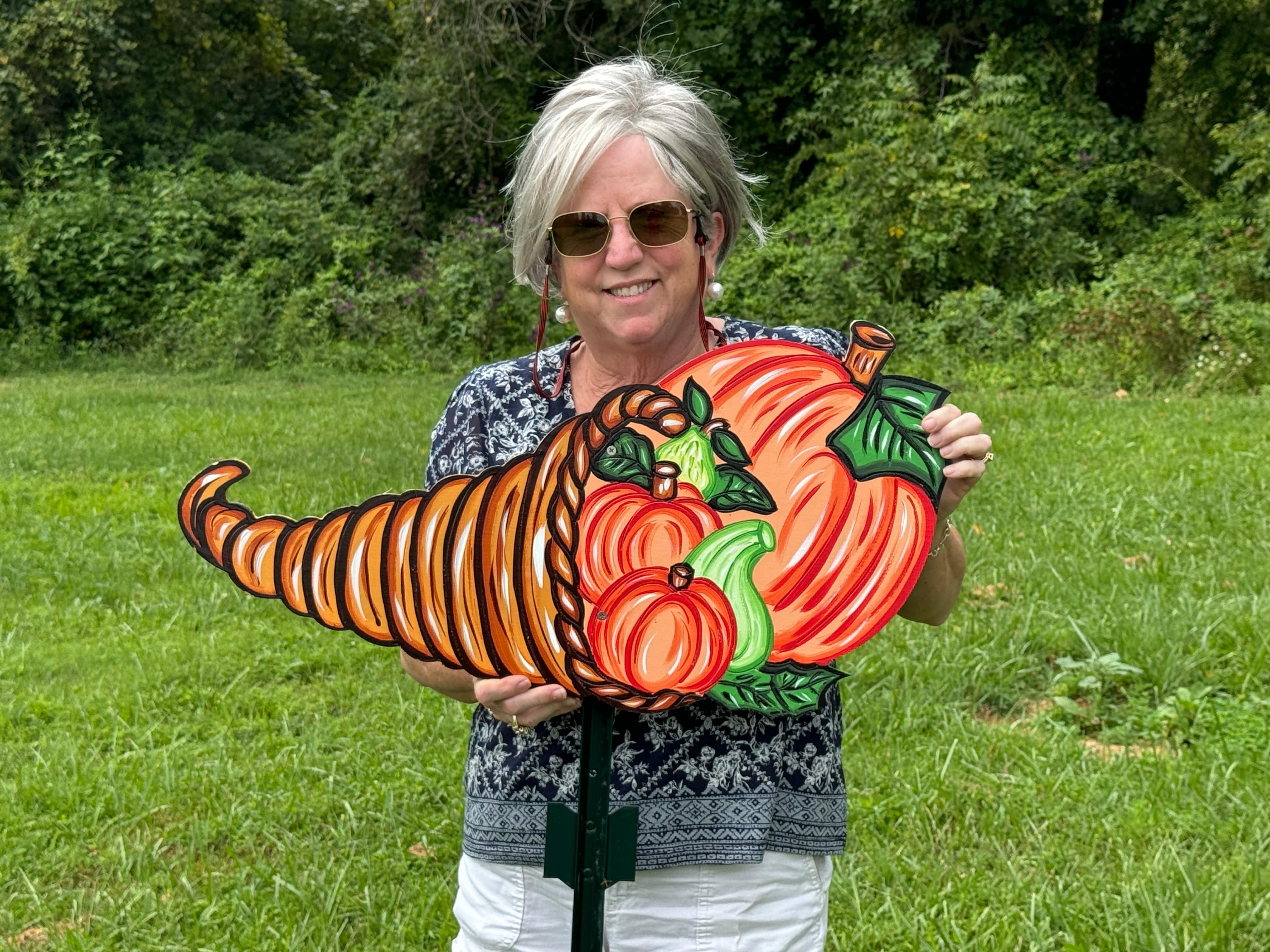 Thanksgiving Cornucopia DIY Blank | Fall Yard Art – Yard Art Decor and More