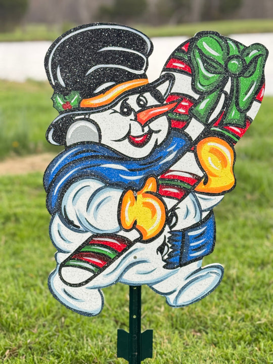 Christmas Snowman Yard Signs – Yard Art Decor and More