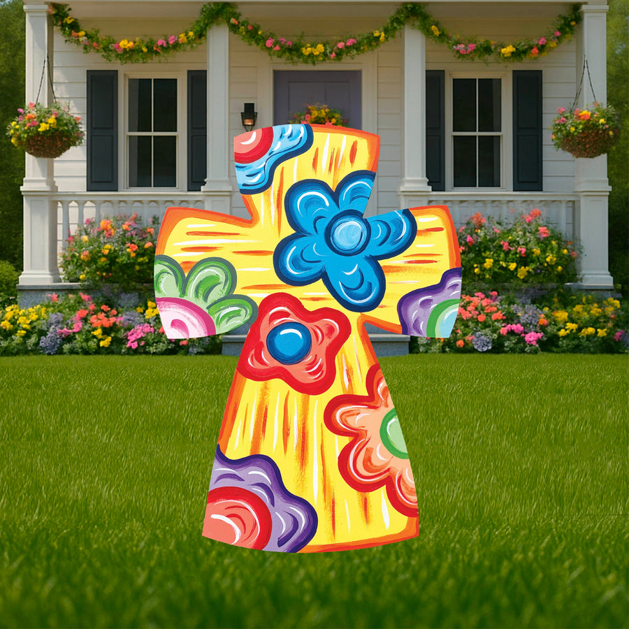 Spring & Summer Outdoor Yard Crosses | Personalized Memorial Lawn ...