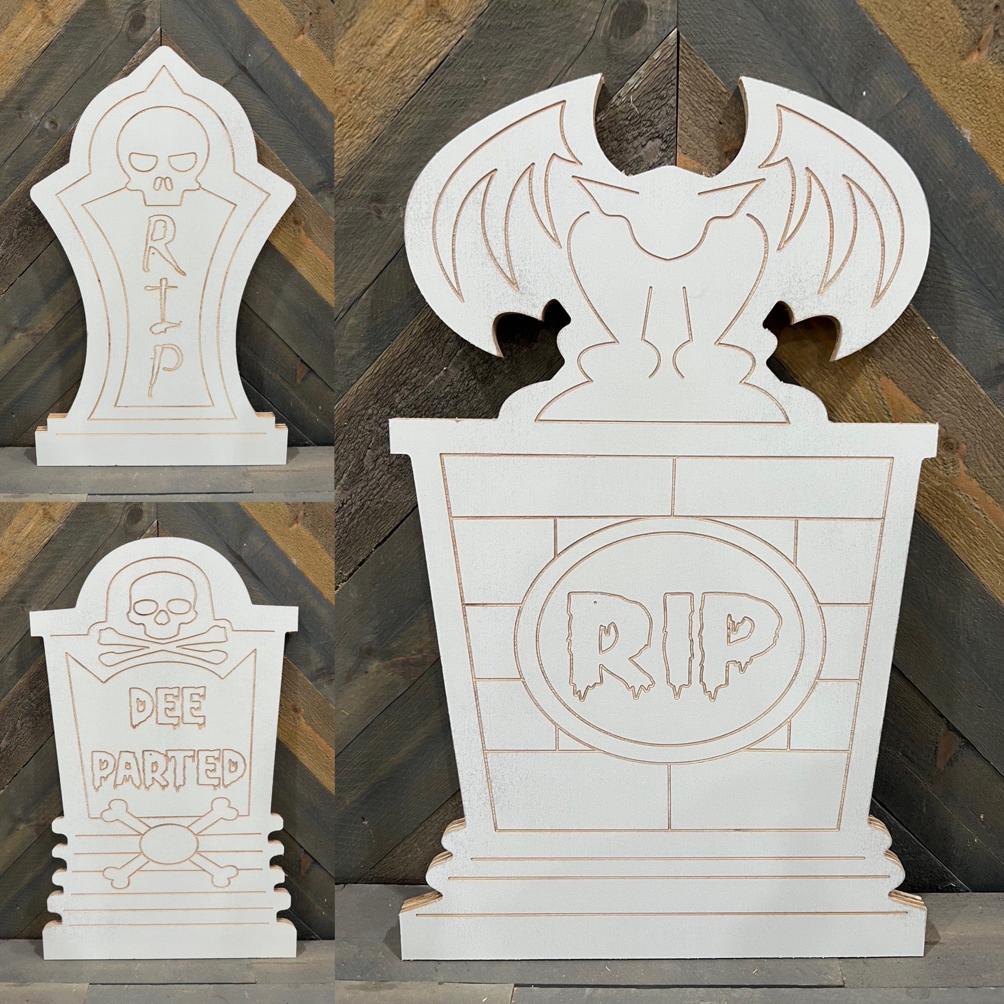 Tombstone DIY Blank Yard Art | Halloween Grave Decor – Yard Art Decor ...