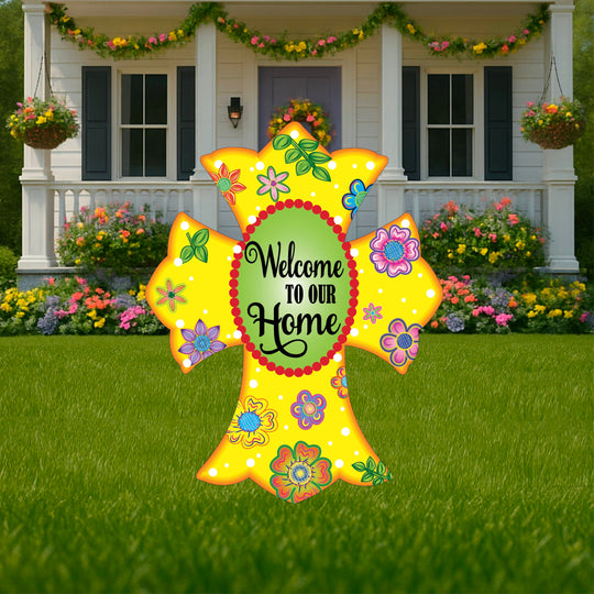 Spring & Summer Outdoor Yard Crosses | Personalized Memorial Lawn ...