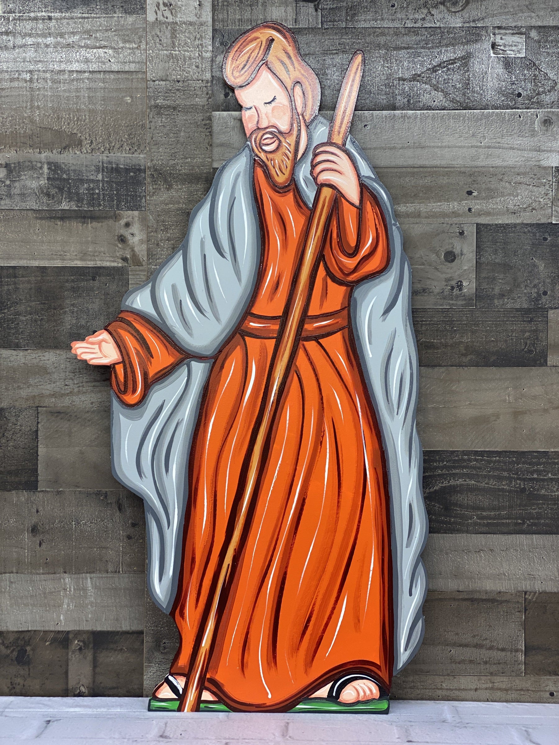 Christmas Nativity Yard Art Joseph Blank DIY – Yard Art Decor and More LLC