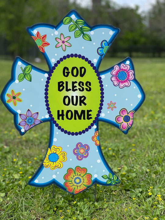 Spring & Summer Outdoor Yard Crosses | Personalized Memorial Lawn ...