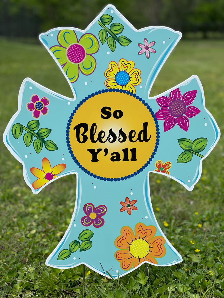Spring Summer Crosses – Yard Art Decor and More LLC