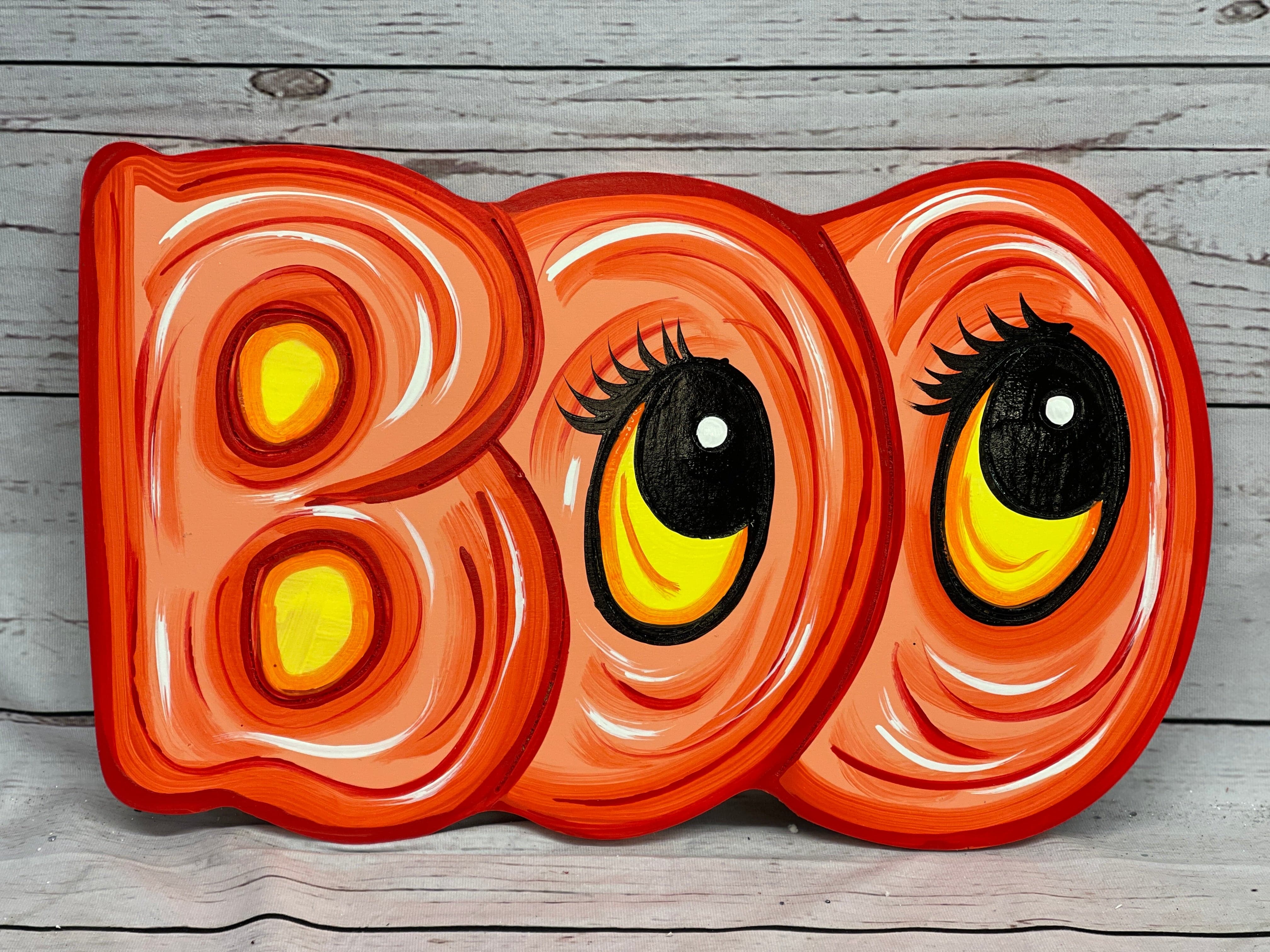 BOO! Halloween Letters DIY Craft – Yard Art Decor and More