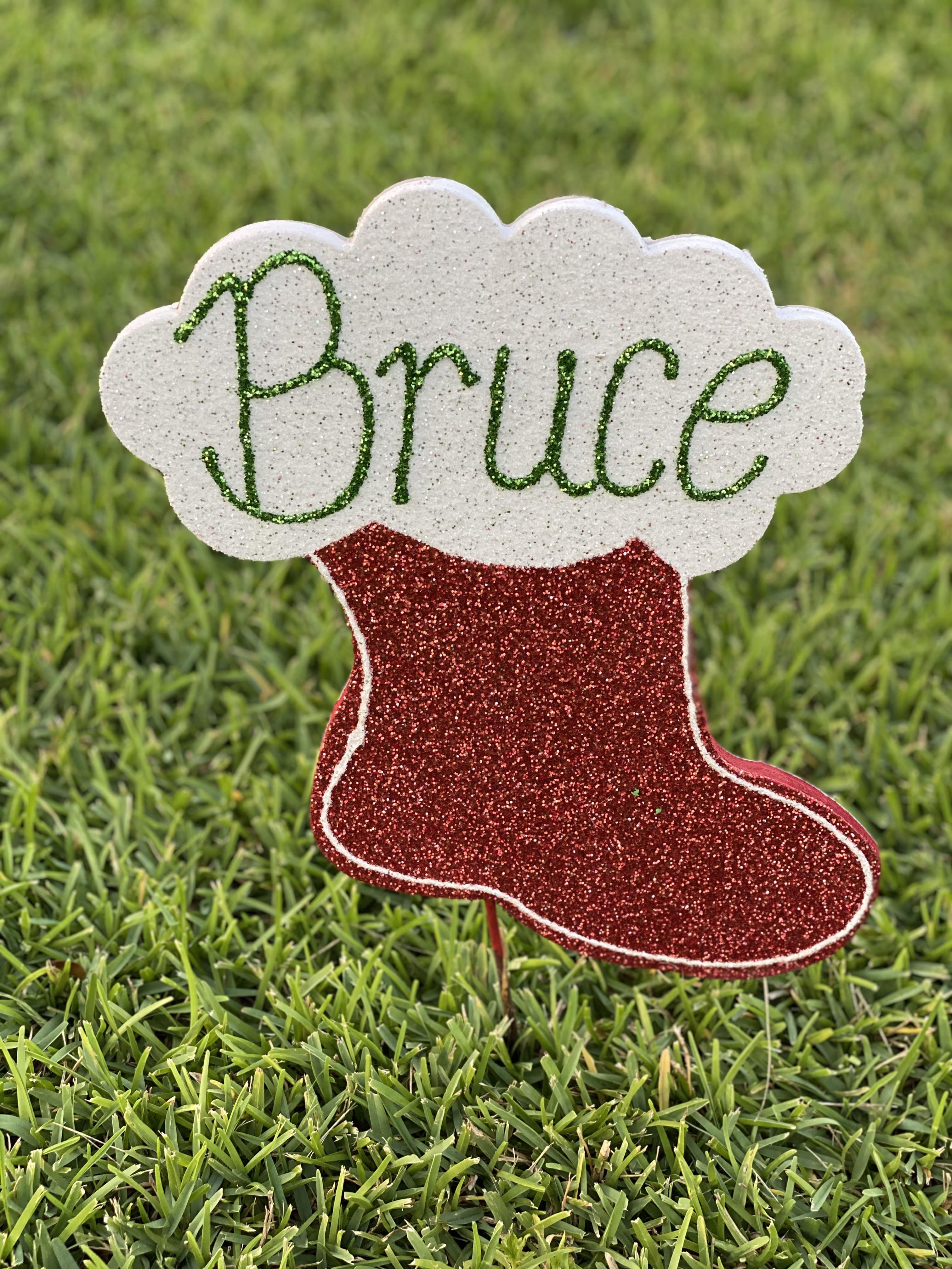 Reversible Stocking DIY Blank | Personalized Holiday Art – Yard Art ...