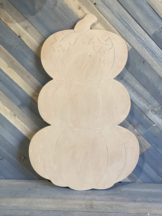 Triple Stacked Pumpkins DIY Blank | Fall Yard Decor – Yard Art Decor ...