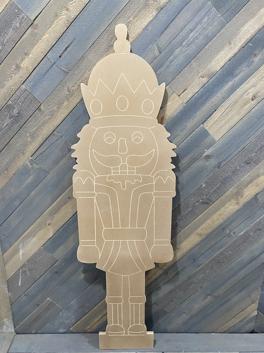 Jolly Nutcracker DIY Craft | Paintable Holiday Cutout – Yard Art Decor ...