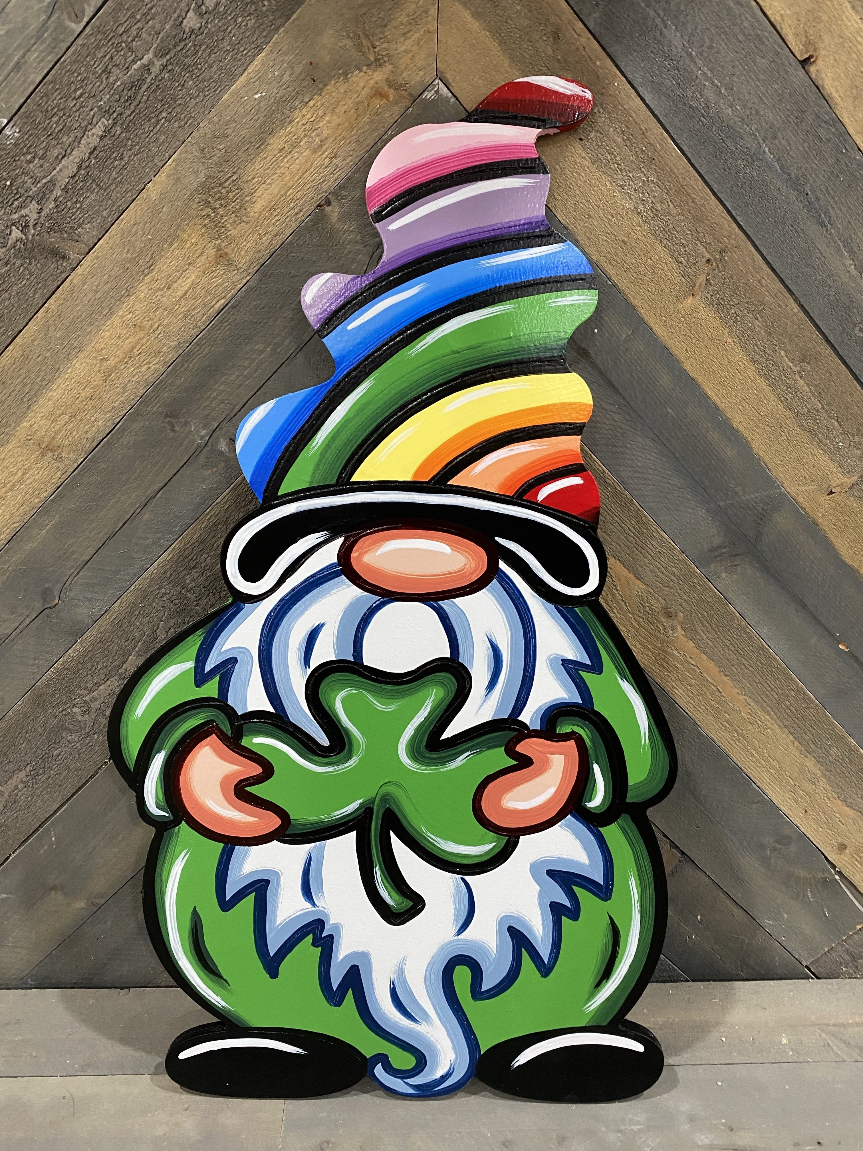 Shamrock Gnome DIY Blank – Yard Art Decor and More