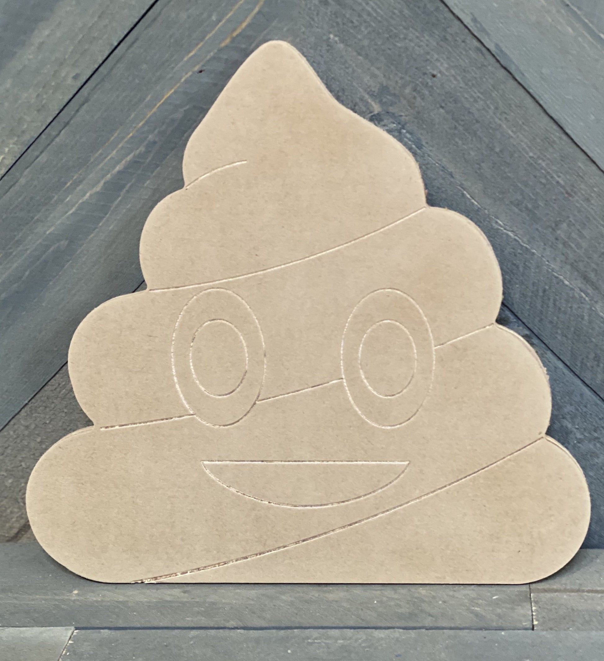 Poop Emoji Blank Cutout ready for you to paint – Yard Art Decor and ...